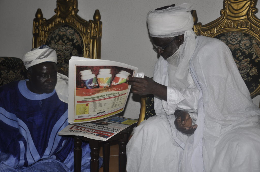 Emir of Suleja Reads National WAVES Newspaper | NATIONAL WAVES