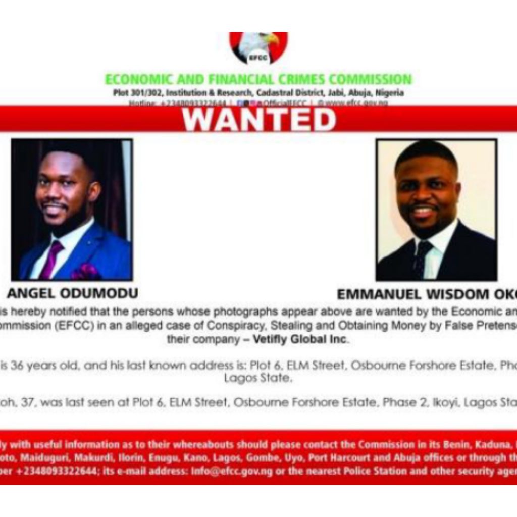 Vetifly Boss, Emmanuel Okoh, COO, Angel Odumodu In Trouble | NATIONAL WAVES